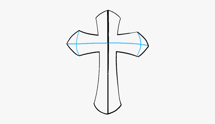 Clip Art Cross Clipart Image - Draw A Cross , Free Transparent Clipart ...