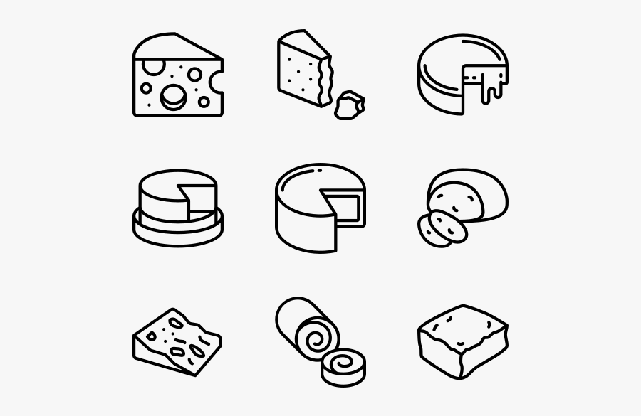 Cheese - Hand Drawn Social Media Icons Png , Free Transparent Clipart ...