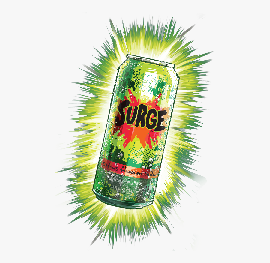 The Legendary Surge Soda Is Back - Surge Soda , Free Transparent ...