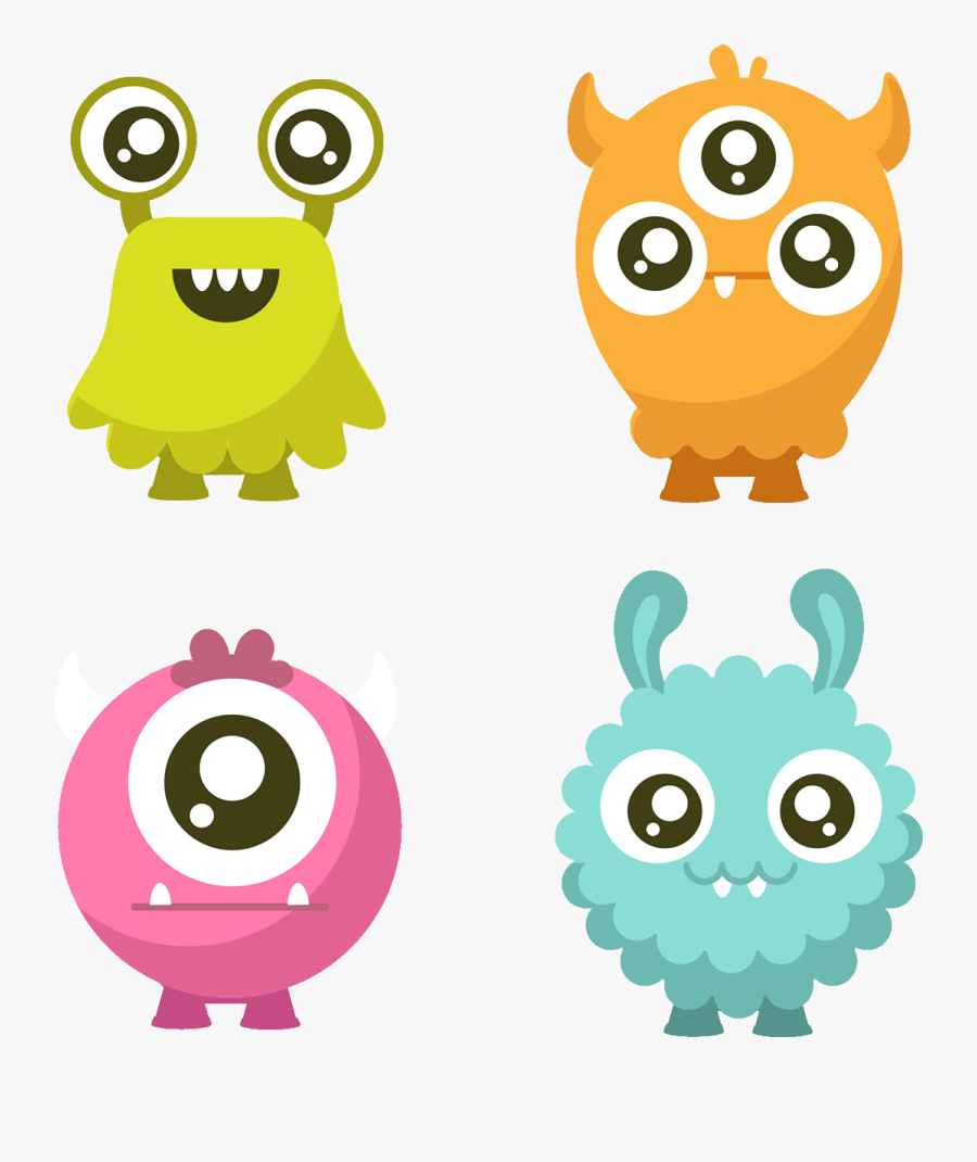 Draw Cute Monster , Free Transparent Clipart - ClipartKey