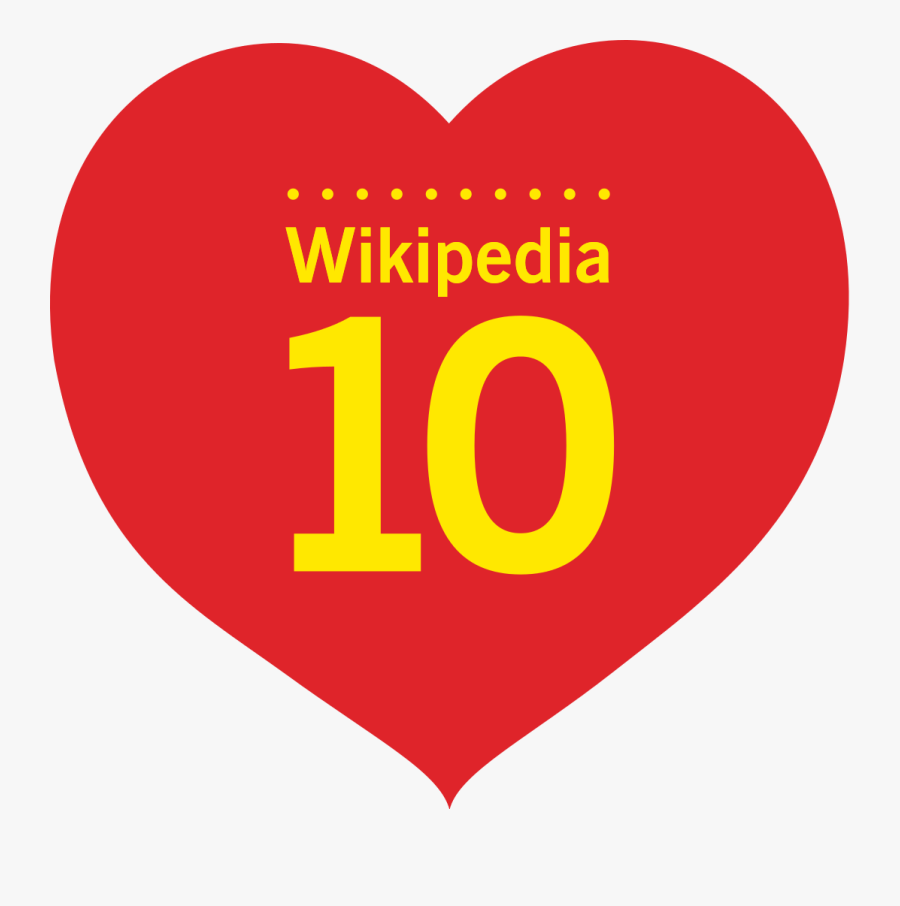 Wikipedia 10 Years , Free Transparent Clipart - ClipartKey
