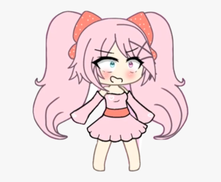 #angry #gacha #loli - Cartoon , Free Transparent Clipart - ClipartKey