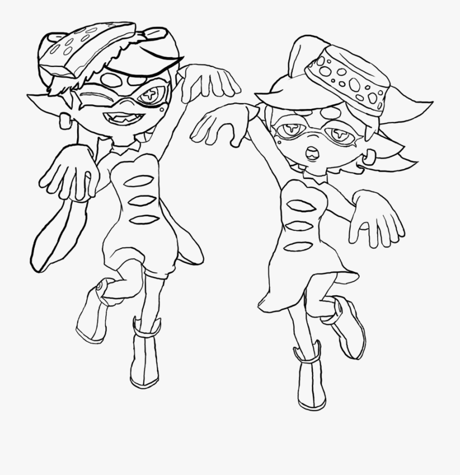 Transparent Splatoon 2 Png - Splatoon Marie Coloring Page , Free ...