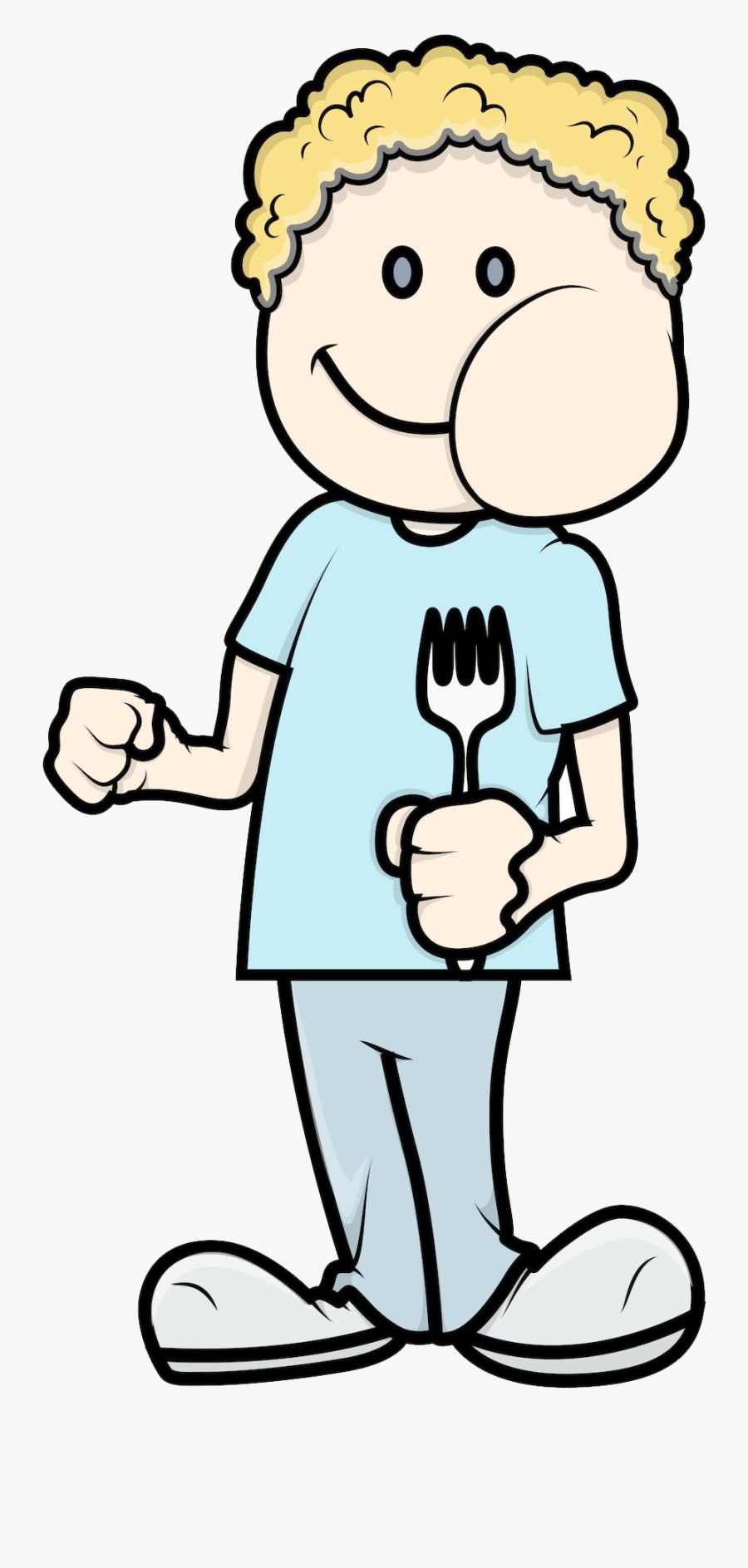 Clip Art Eating Cake Clipart - Kid Eating Birthday Cake Cartoon , Free ...