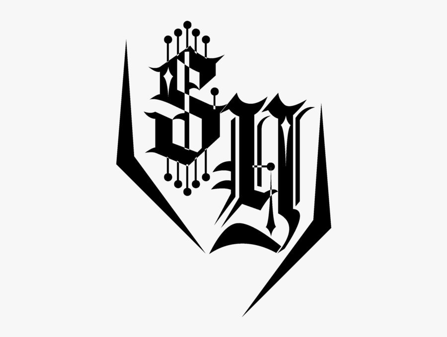 Tattoo Lettering Spike , Free Transparent Clipart - ClipartKey