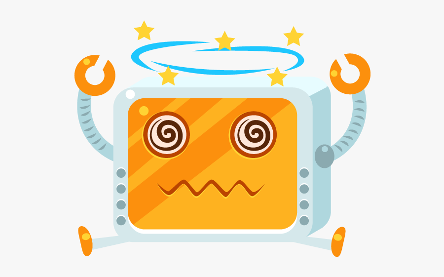 Stressed Robot , Free Transparent Clipart - ClipartKey