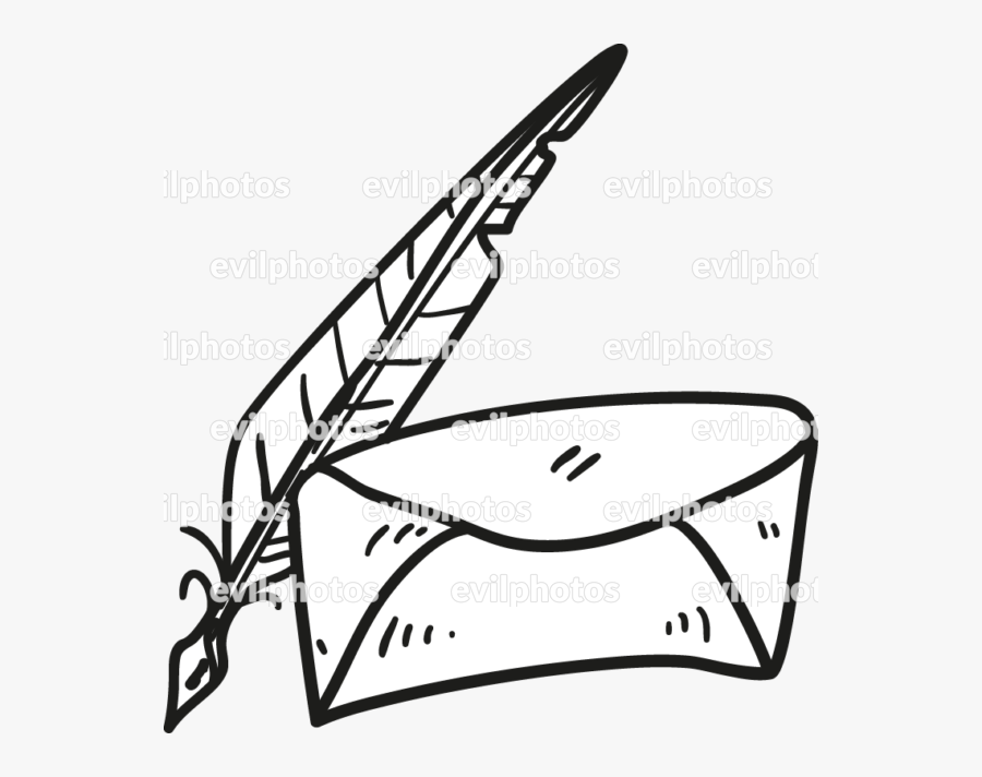 Mailbox Drawing Vector And Stock Photo - Line Art , Free Transparent ...