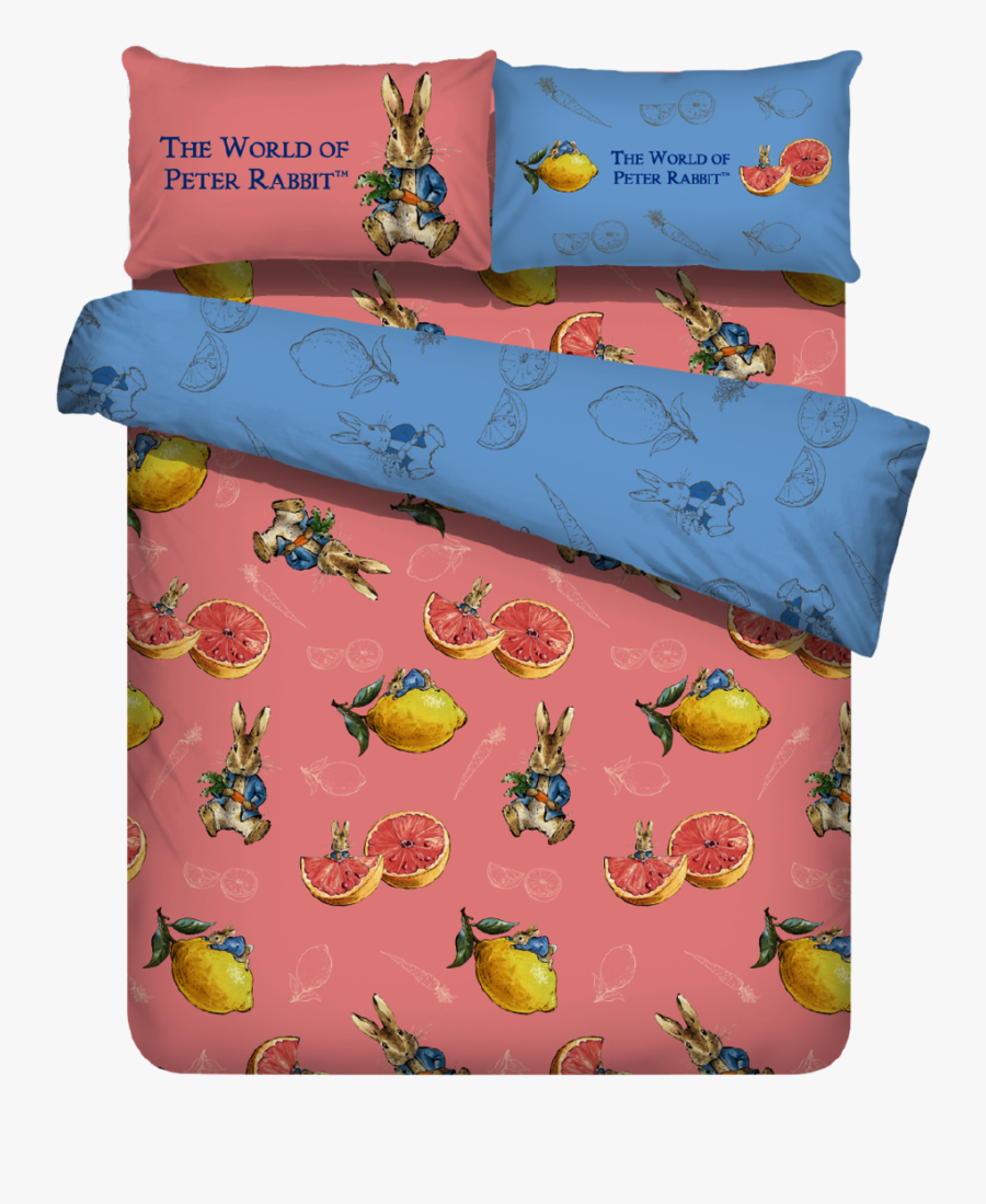 Peter Rabbit Fruit & Vegetable - Bed Sheet , Free Transparent Clipart ...