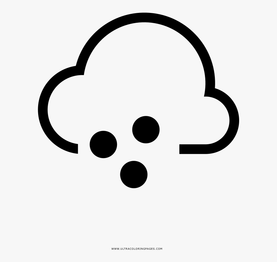 Hail Coloring Page - Line Art , Free Transparent Clipart - ClipartKey