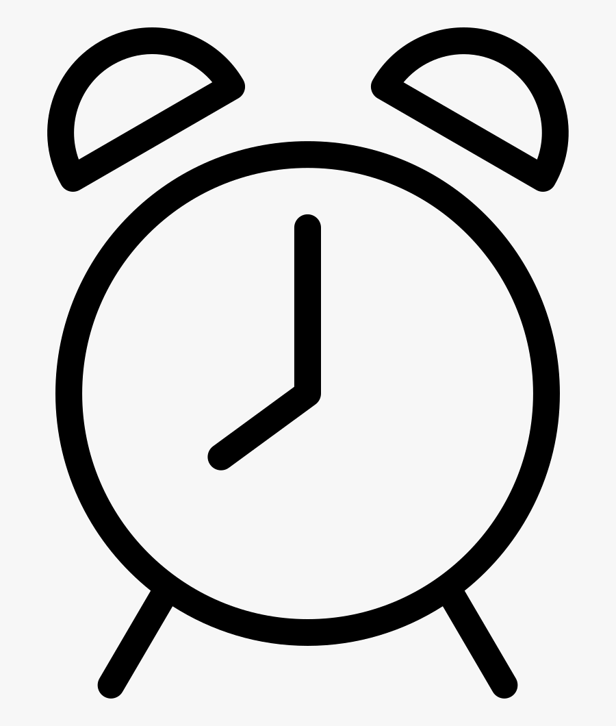Thin Alarm Clock Snooze - Get Ready Symbol , Free Transparent Clipart ...