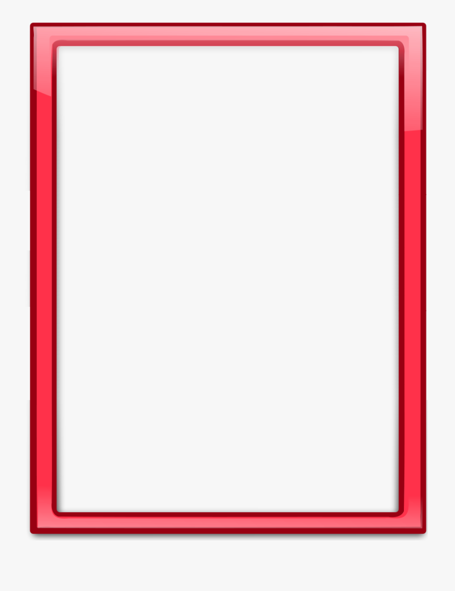 Transparent Red Frame Clipart Borders And Frames Picture - Colorfulness ...