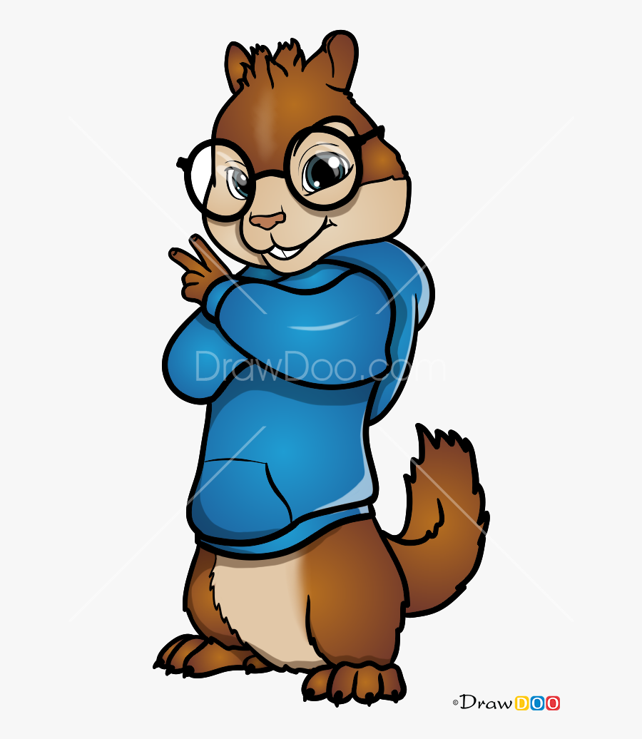 Alvin And The Chipmunks Simon Drawing Clipart , Png - Alvin And The ...