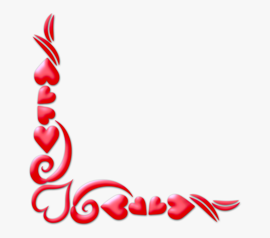 Valentine Corner Border With Corners 3 My Blog - Heart Corner Border ...