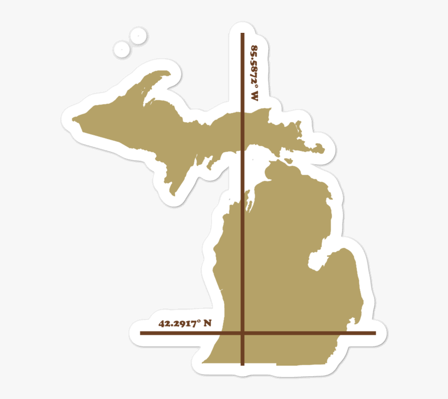 Michigan Counties Red Blue , Free Transparent Clipart - ClipartKey