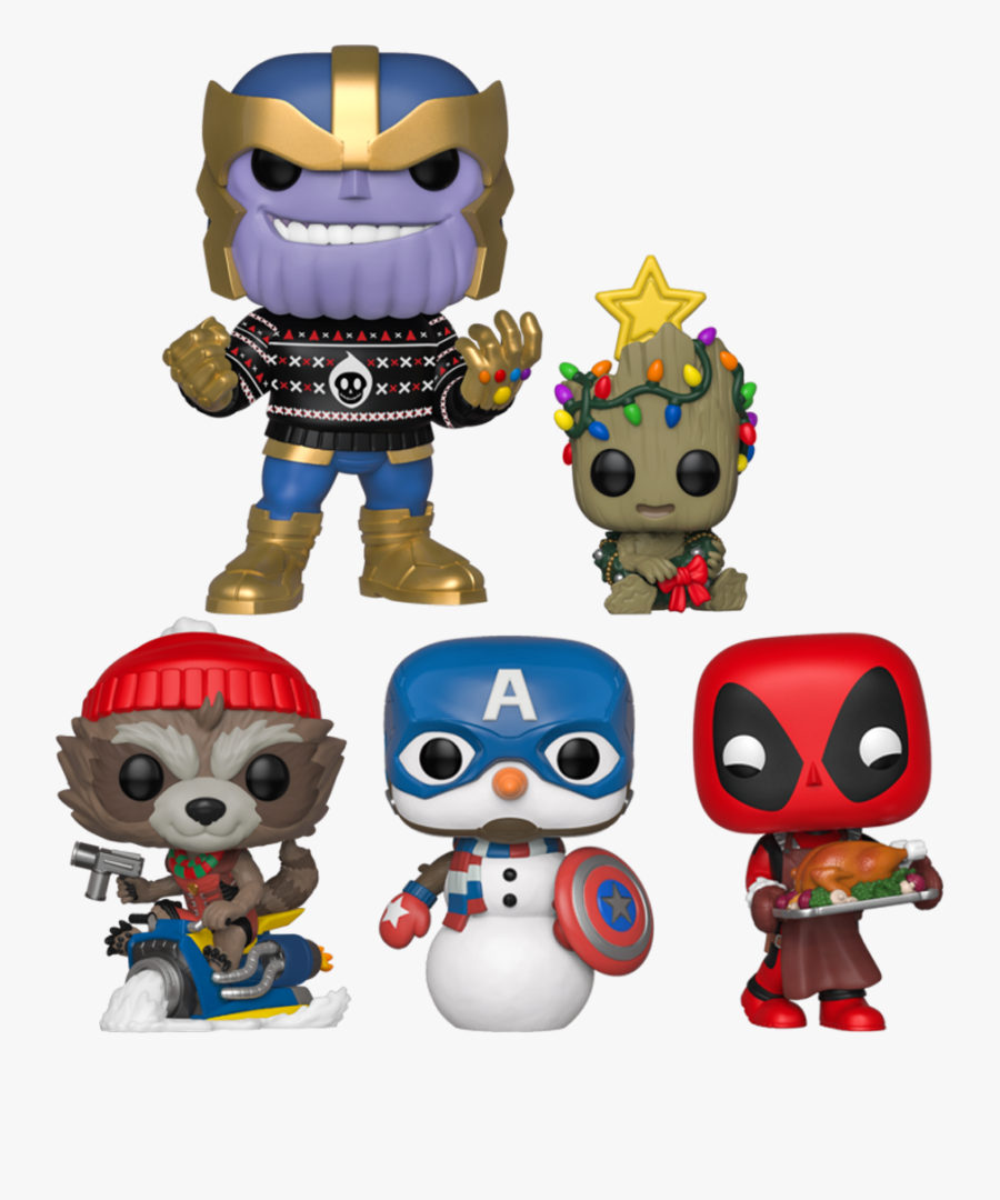 Funko Pop Marvel Christmas , Free Transparent Clipart - ClipartKey