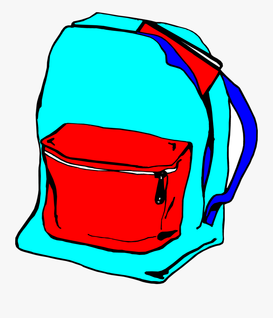 Read Book Bag Clipart - Transparent Background Backpack Clipart , Free ...