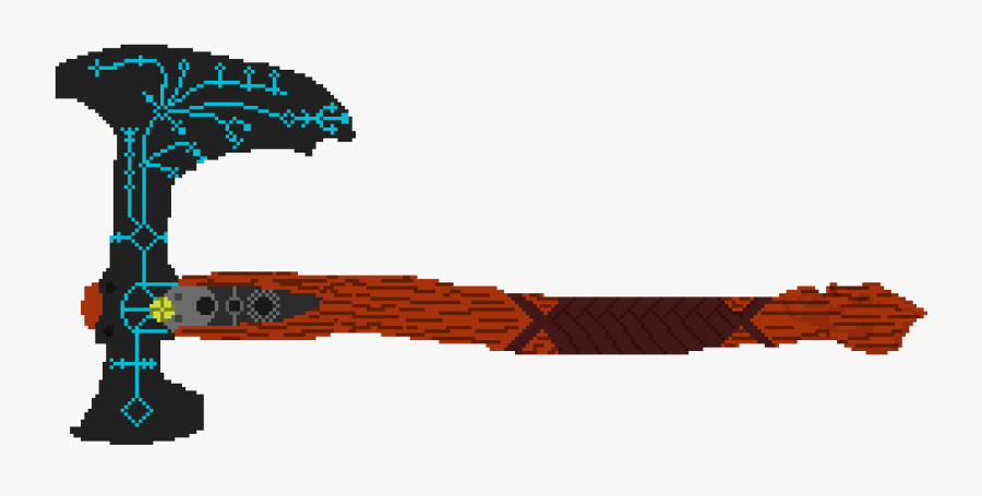 Leviathan Axe Pixel Art , Free Transparent Clipart - ClipartKey
