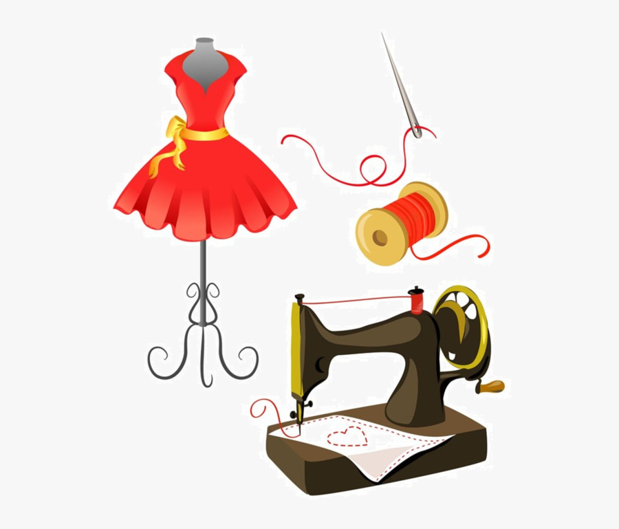 Transparent Sewing Clip Art - Materiel De Couture Dessin , Free ...