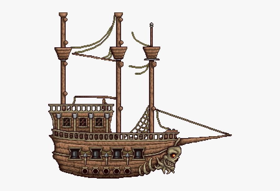 Terraria Pirate Invasion Ship , Free Transparent Clipart - ClipartKey