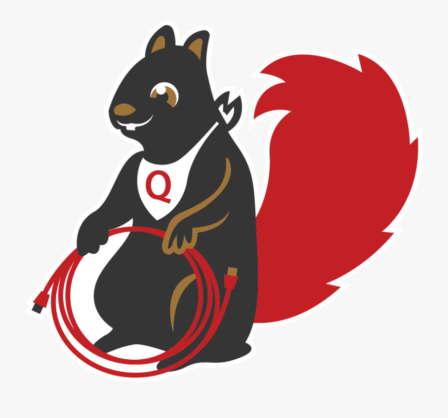 Q The Squirrel - Q Squirrel , Free Transparent Clipart - ClipartKey