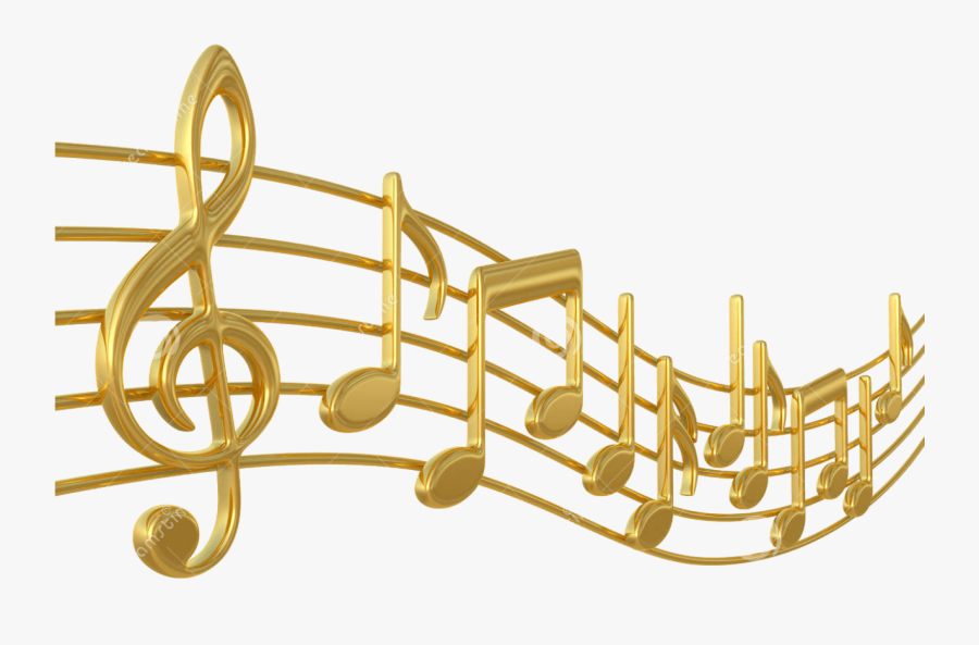 Gold Musical Notes Clipart , Png Download - Gold Musical Notes ...