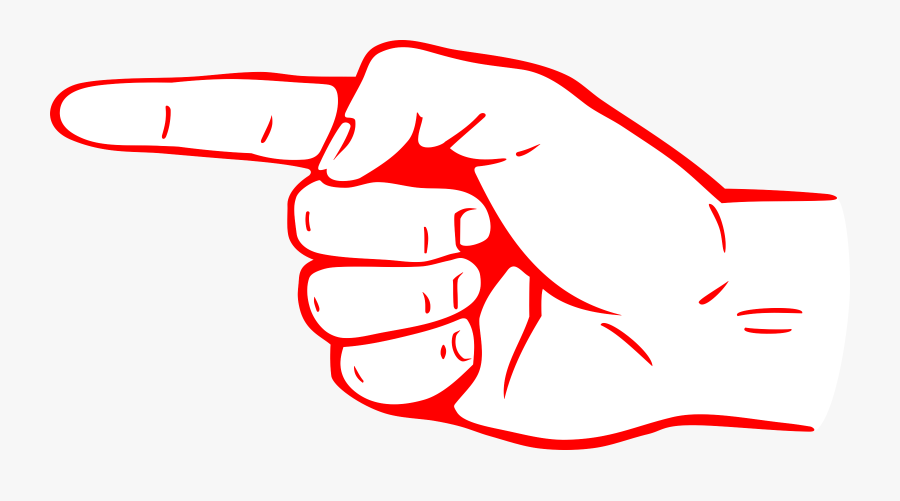 Pointing Finger Free Clipart Middle Finger Clip Art - Pointing Red ...
