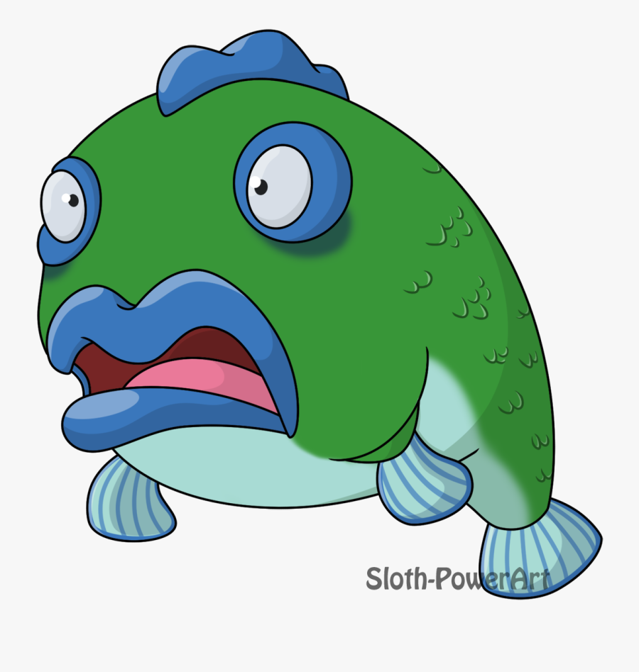Transparent Scared Mouth Png - Scared Cartoon Fish Png , Free ...