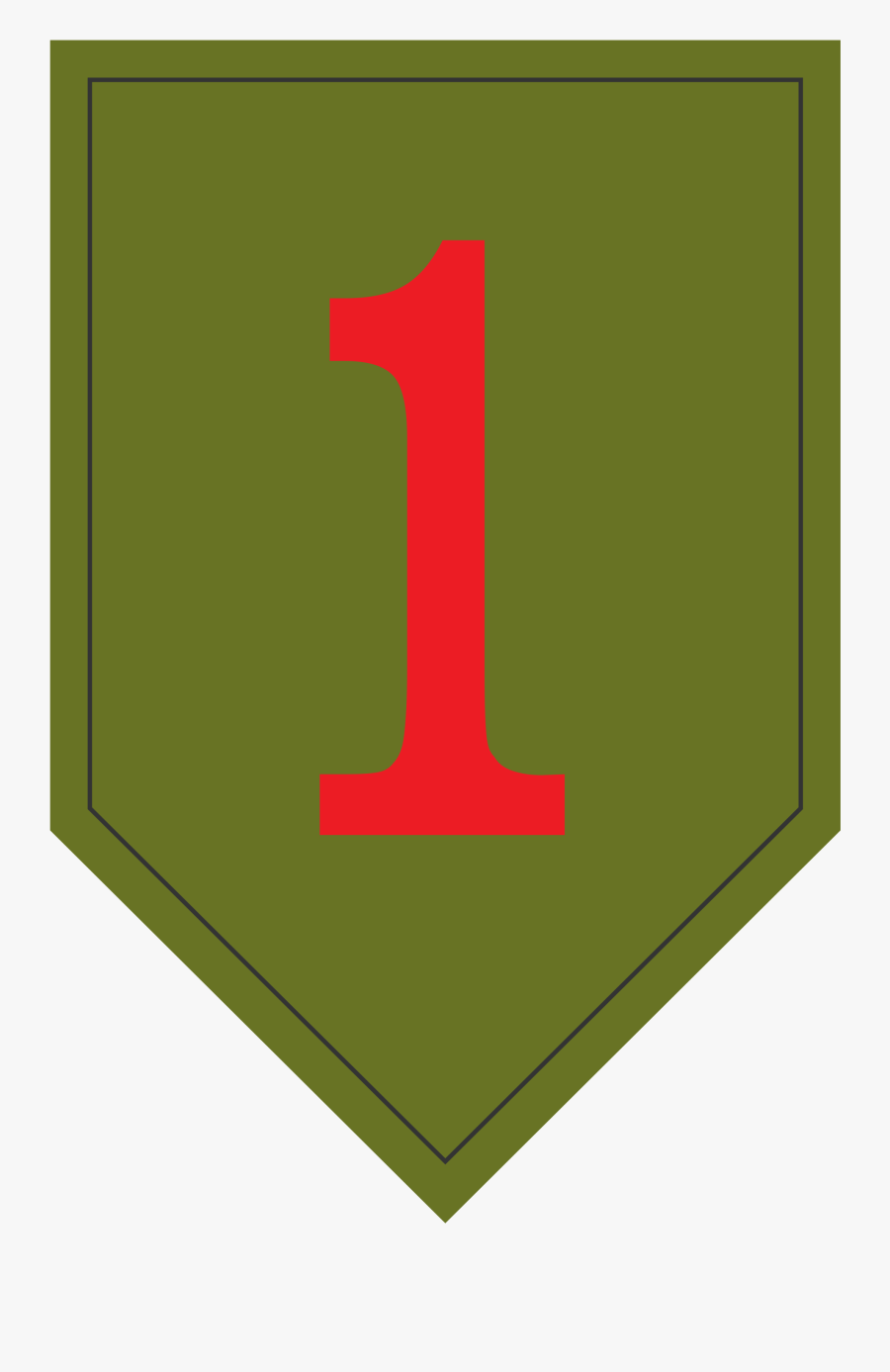 First Infantry Division Logo , Free Transparent Clipart - ClipartKey