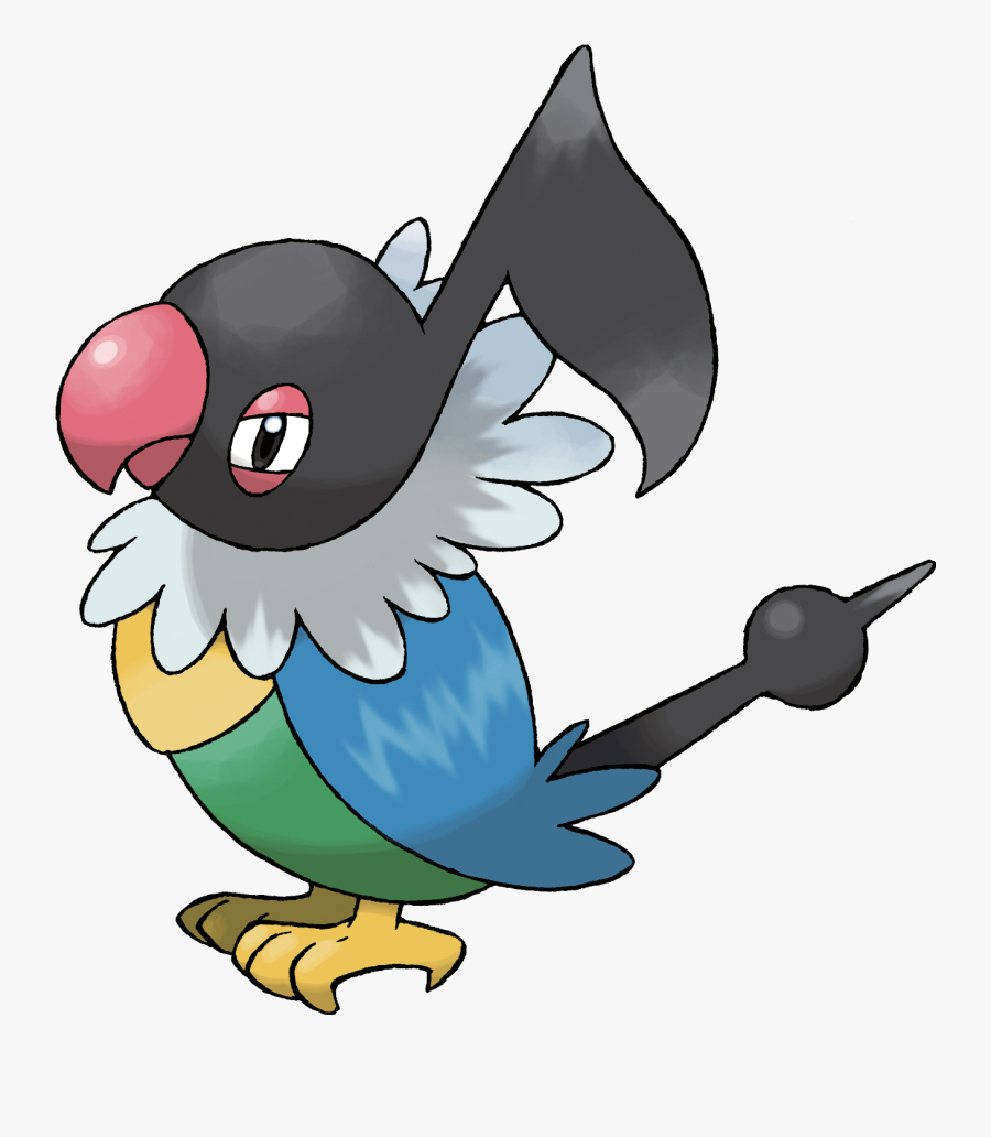 Chatot Pokemon Diamond & Pearl Official Art - Pokemon Chatot , Free ...