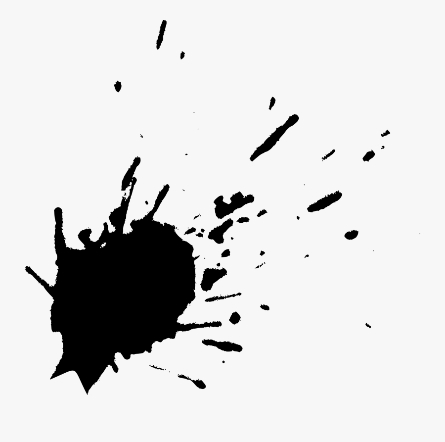 Transparent Black Splatter Paint - Paint Splatter High Res , Free ...