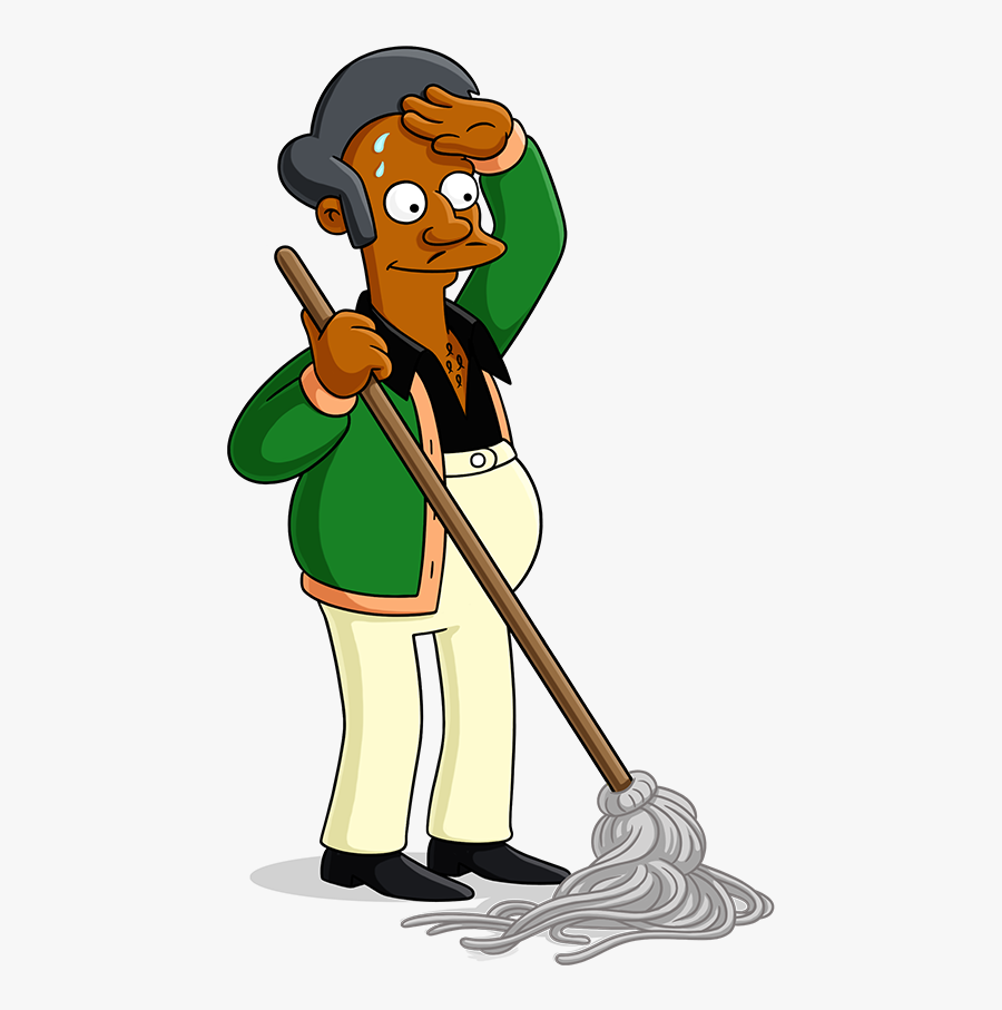 Cartoon,clip - Apu The Simpsons Png , Free Transparent Clipart - ClipartKey