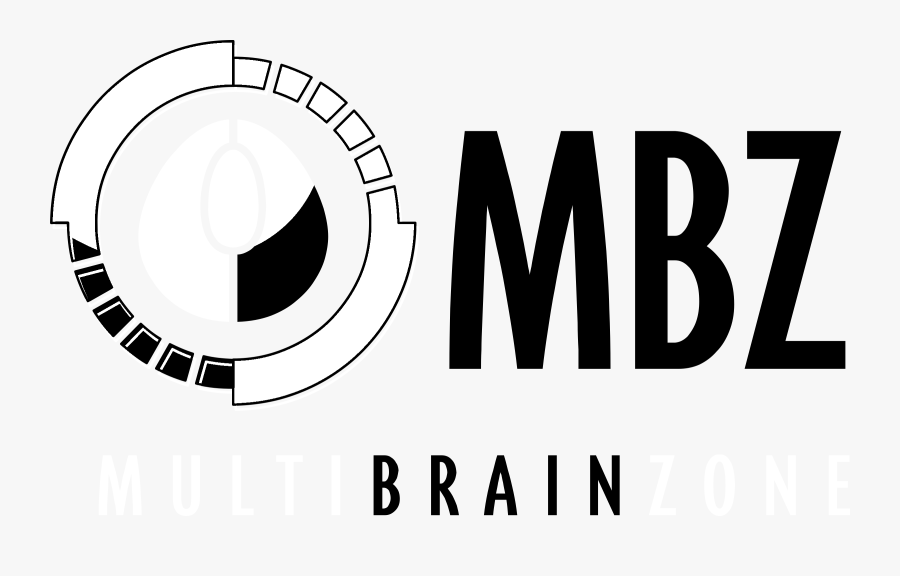 Mbz Multi Brain Zone Logo Black And White - Mbz , Free Transparent ...