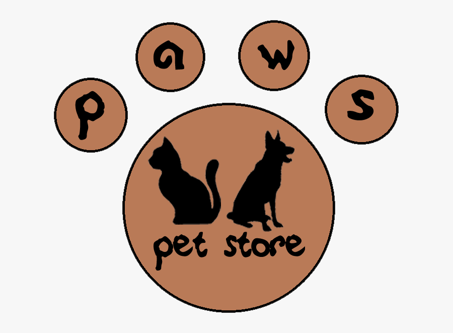 Paws Pet Store Logo - Pet Store , Free Transparent Clipart - ClipartKey
