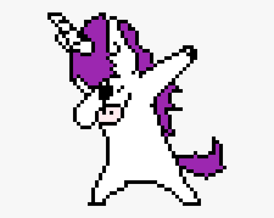 Pixel Art Dabbing Unicorn , Free Transparent Clipart - ClipartKey
