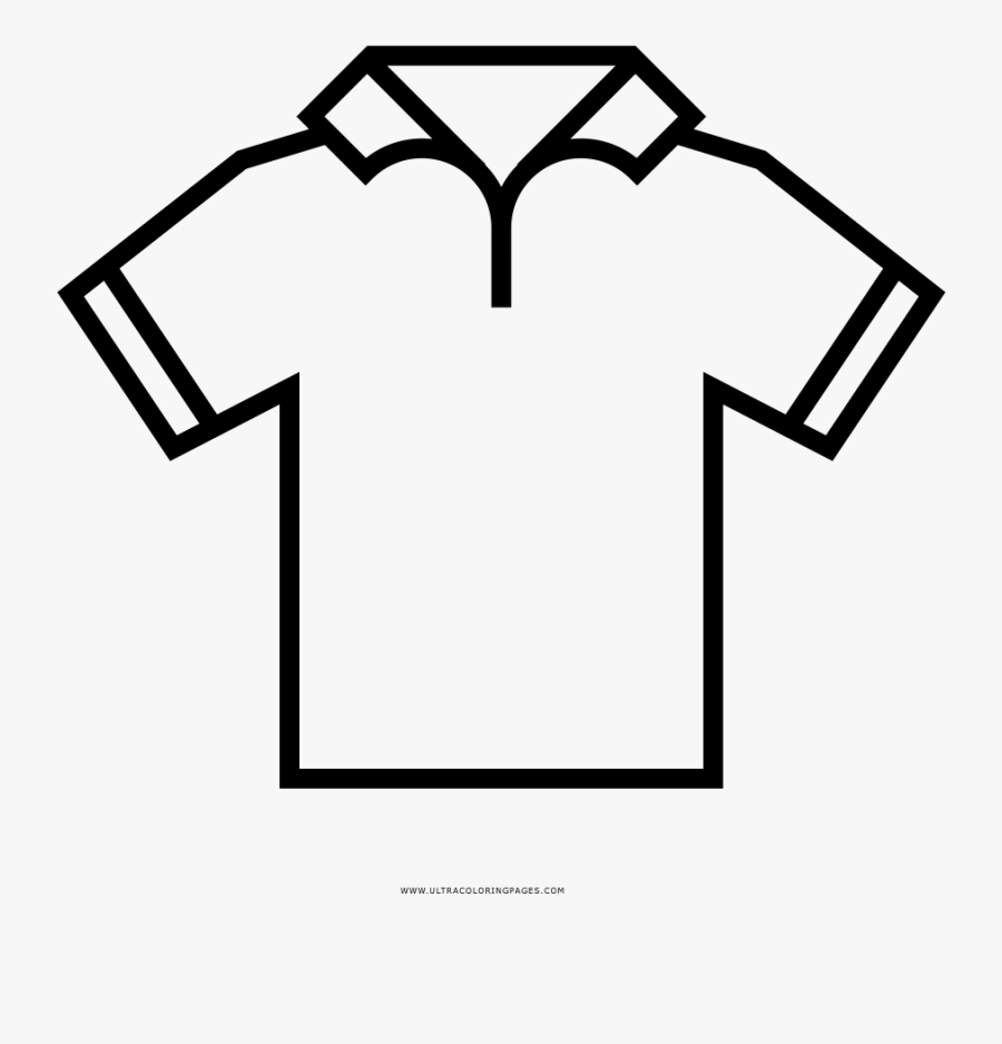 Polo Coloring Page - Shirt Line Icon , Free Transparent Clipart ...