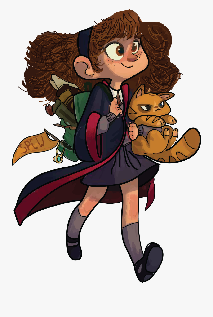 Crookshanks - Hermione Granger Character Design , Free Transparent ...