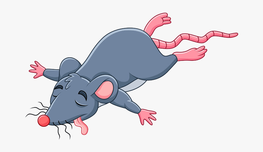 Dead Mouse Cartoon Clipart , Png Download - Dead Rat Clipart Free ...