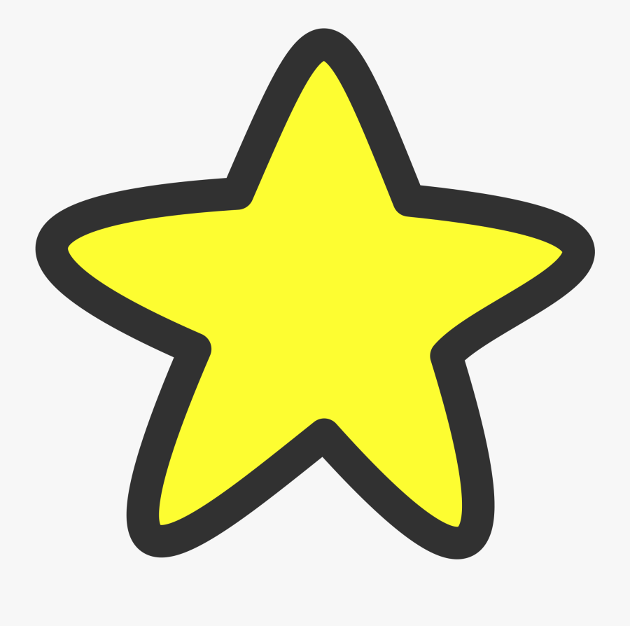 Simple Star Coloring Page , Free Transparent Clipart - ClipartKey