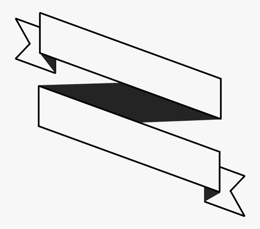 Transparent Straight Banner Clipart - Banner Outline Png , Free ...