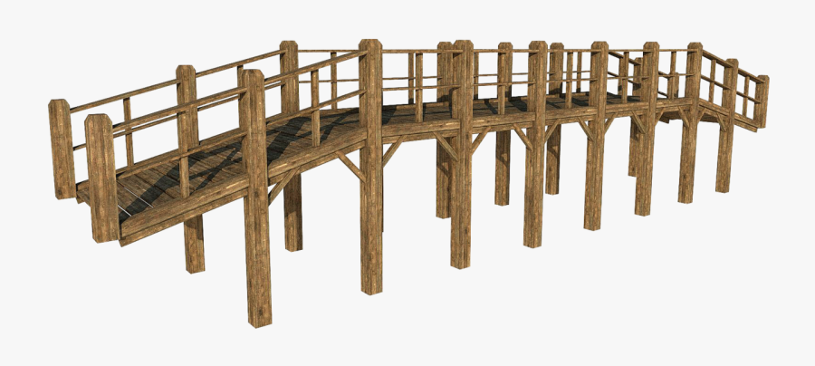 Wooden Bridge Png - Bridge With Transparent Background , Free ...