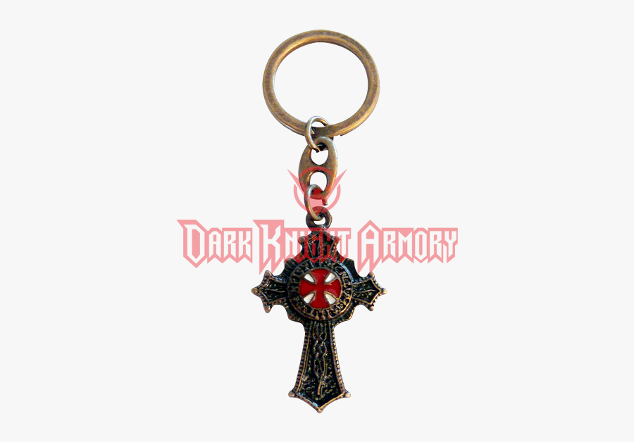Knights Templar Cross Key Chain - Crusader Keychain , Free Transparent ...