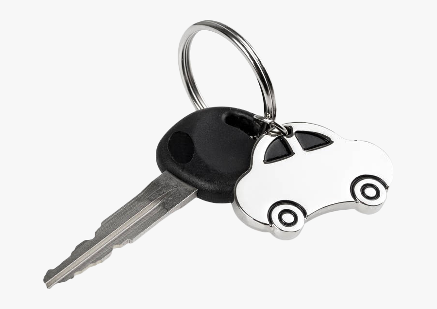 Car Rental Keychain Transponder Car Key - Car With Key Png , Free ...