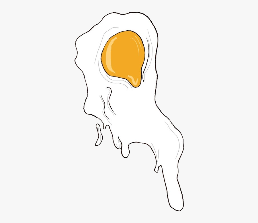 Dripping Egg Drawing , Free Transparent Clipart - ClipartKey