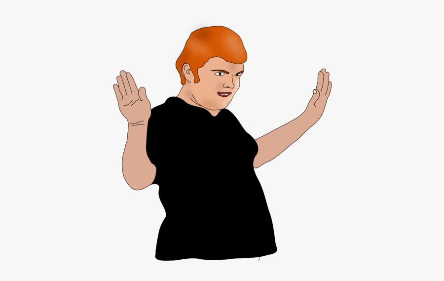 Sign Language,human,arm - Person With Hand Up , Free Transparent ...