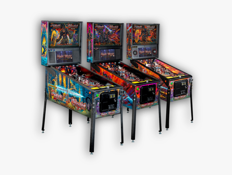 Transparent Pinball Machine Clipart - Black Knight Sword Of Rage ...