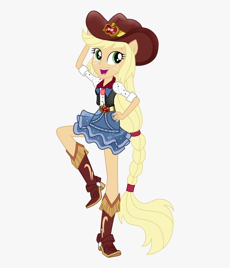 Applejack Artist Summer - Mlp Eg Applejack Dance Magic , Free ...