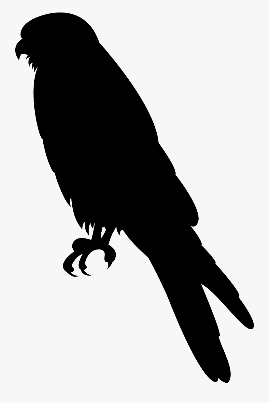 Valk Silhouet , Free Transparent Clipart - ClipartKey