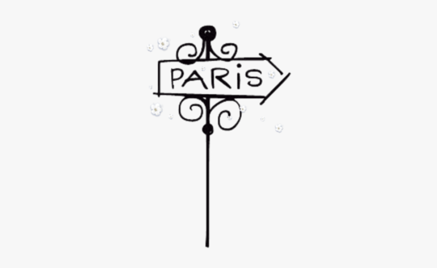Ftestickers Sign Text Paris Cute Freetoedit - Illustration , Free ...
