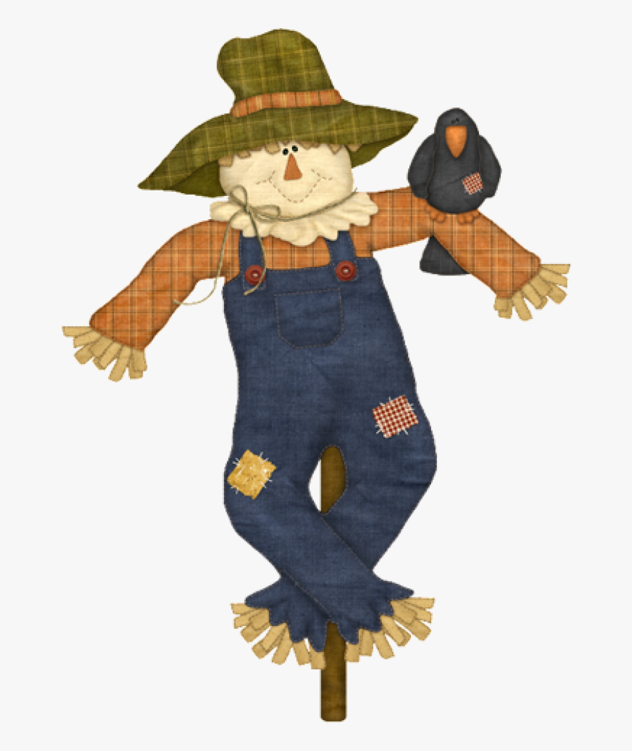 Scarecrow Vector Halloween - Transparent Background Scarecrow Clipart ...