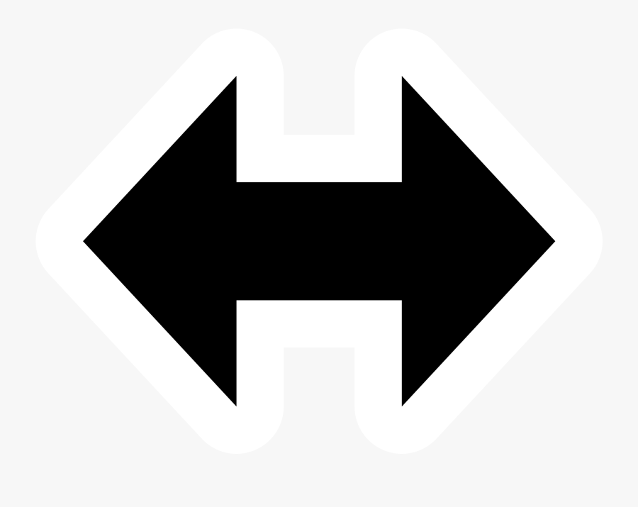 Svg Resize Double Arrow - Arrow With Two Points , Free Transparent ...